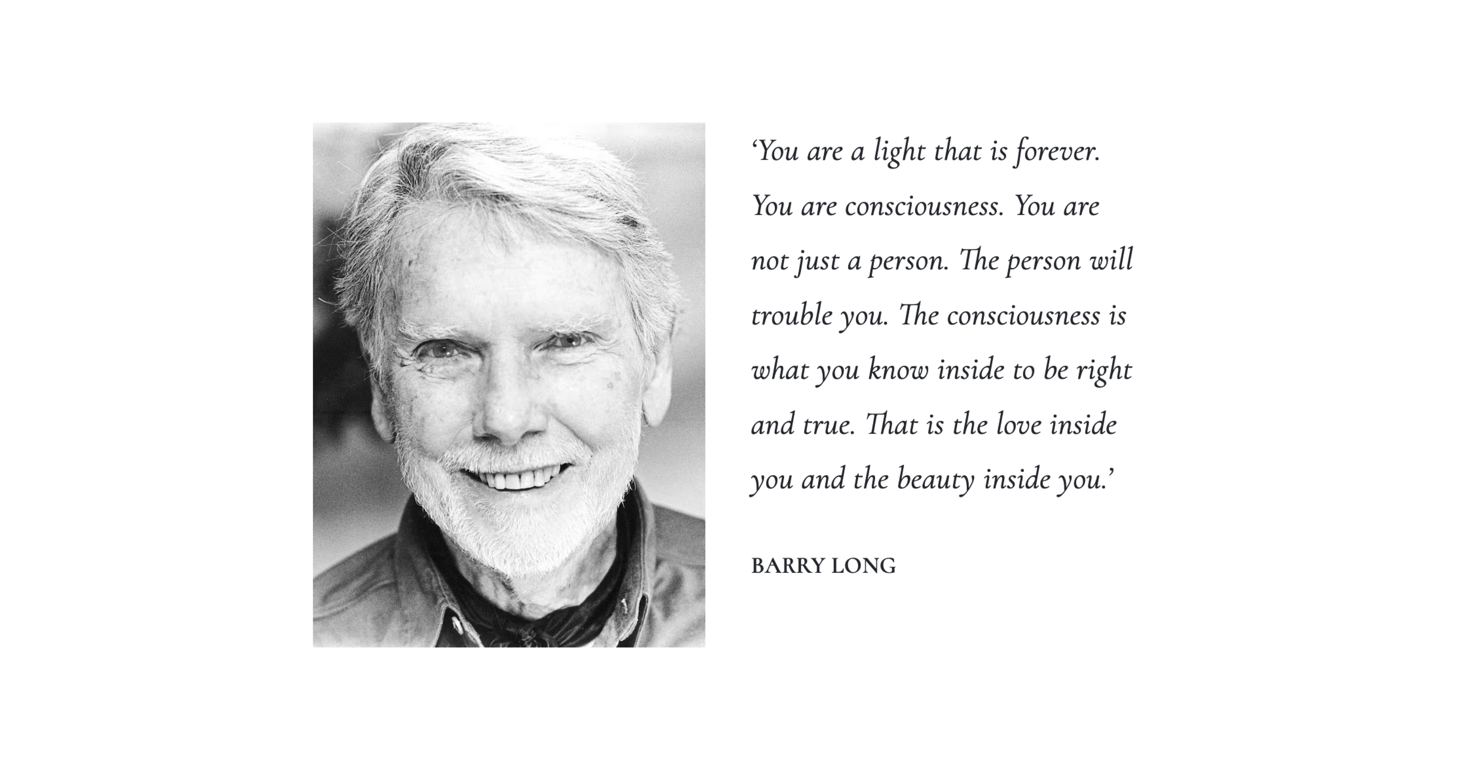 A Conversation between David Bohm and Barry Long, Part 1 | Barry Long ...